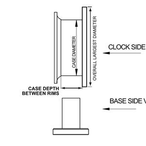 Ships Double Clock & Barometer Base Custom Sizes - Etsy