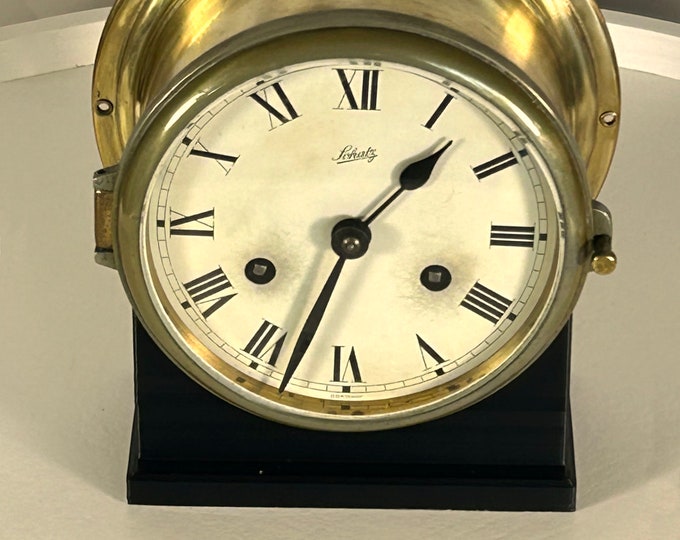 Schatz Brass German Ships Bell Clock 6" Diameter - Etsy