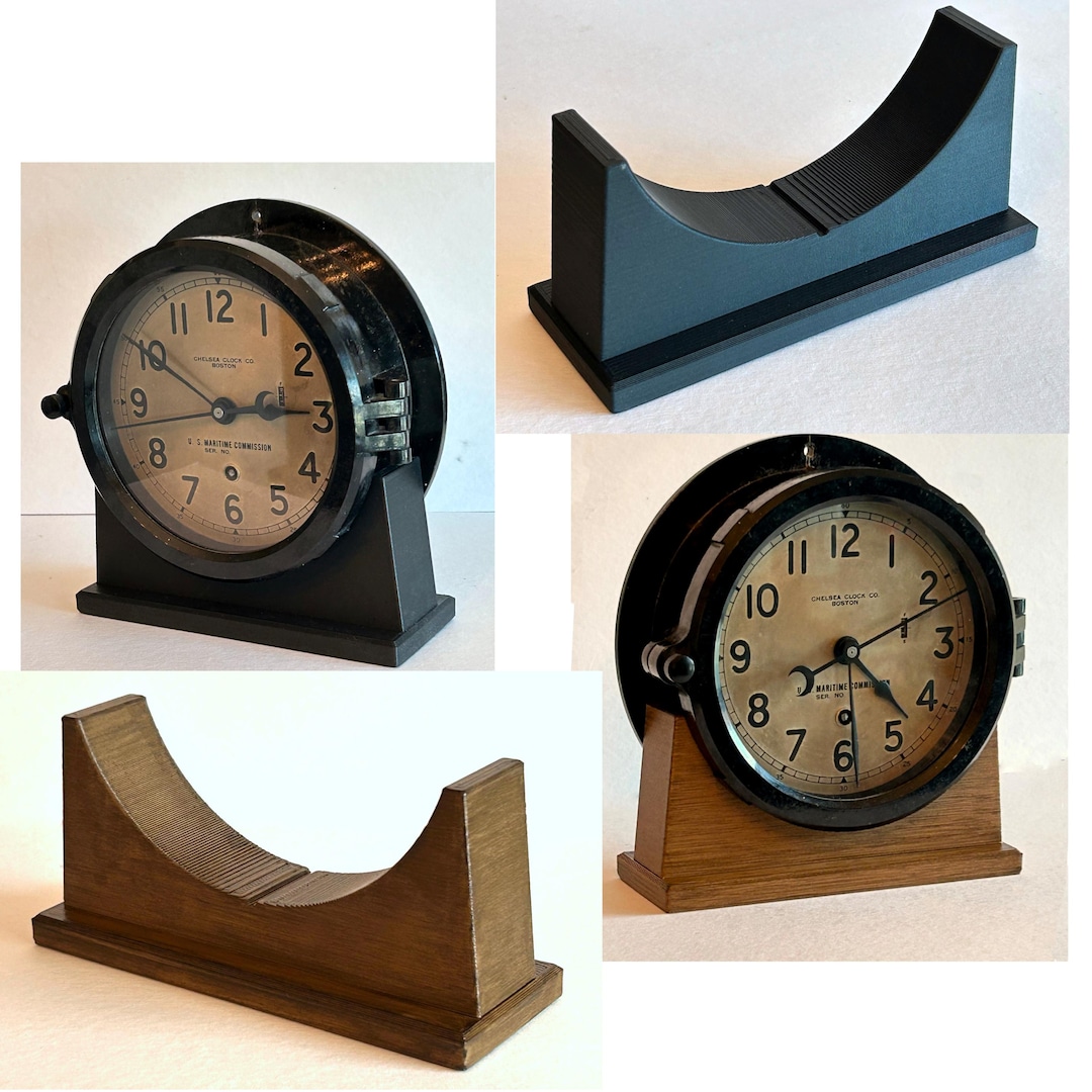 Chelsea Navy Bakelite 6" Ships Clock Base - Etsy