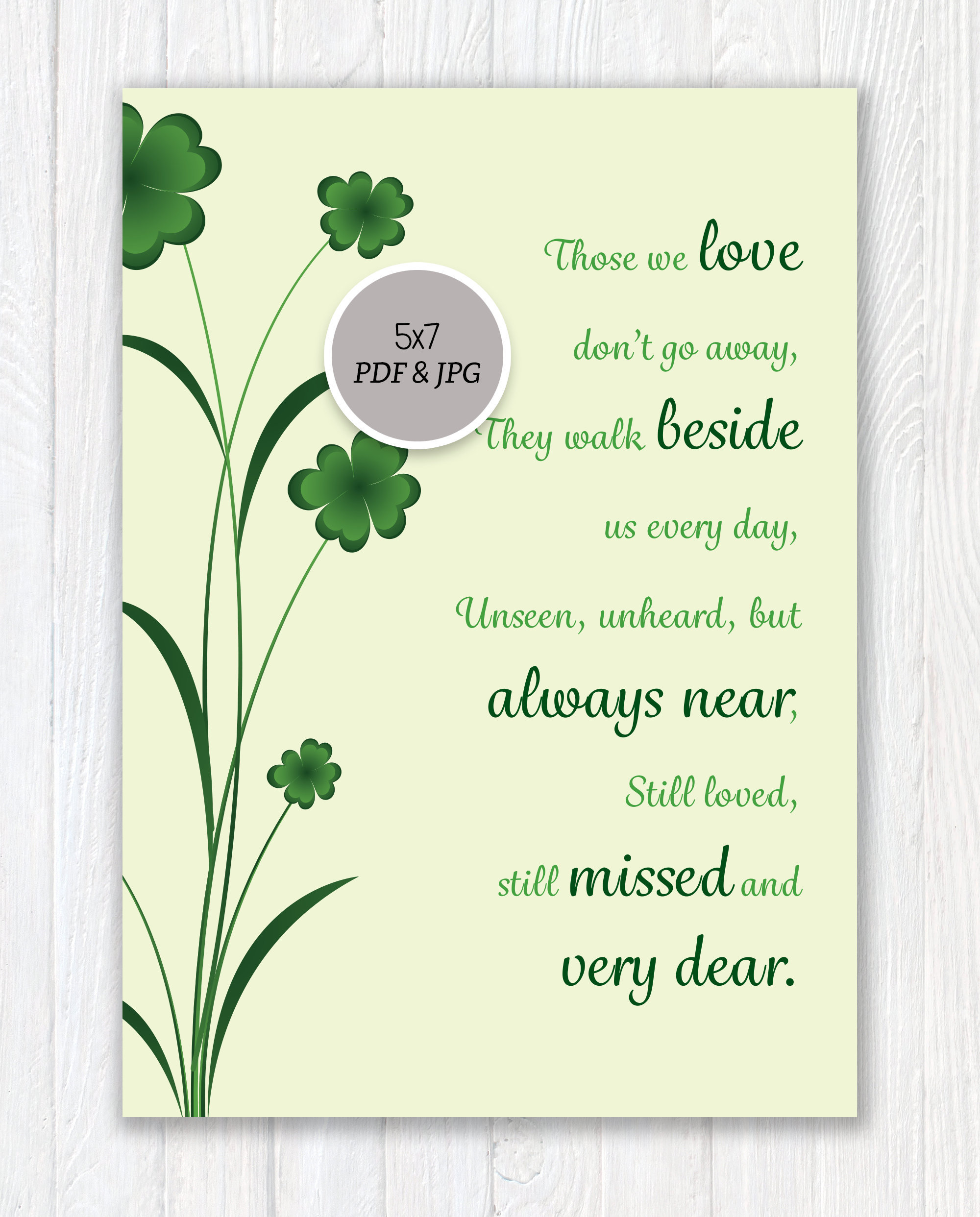 Irish Grief Blessings