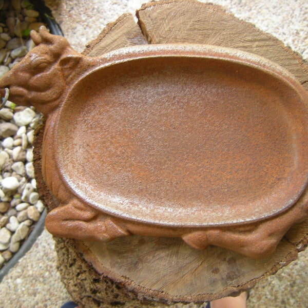 Cast Iron Cow Plate - Etsy