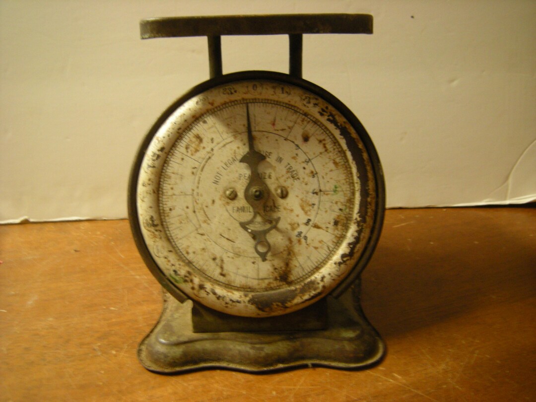 Antique Pelouze Scale-family Scale-rusty-primitive-accurate Weight-home ...