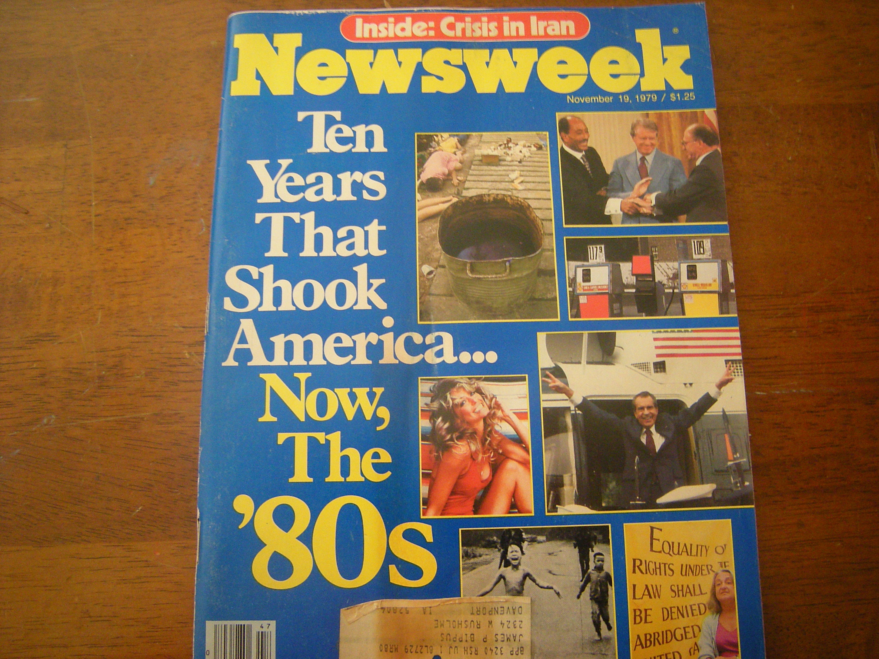 Vtge magazine-Now the 80's-Newsweek mag-November 1979 issue-collection ...