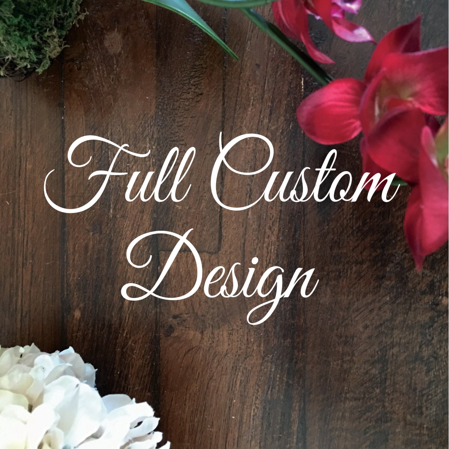 Full Custom Design on Tumbled Marble | Etsy