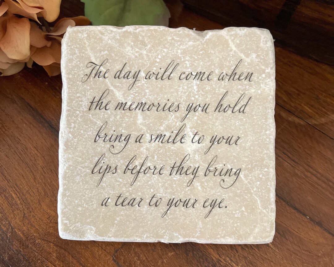 Grief and Sympathy Gift. Smile to Your Lips, Tear in Your Eye. Memorial ...