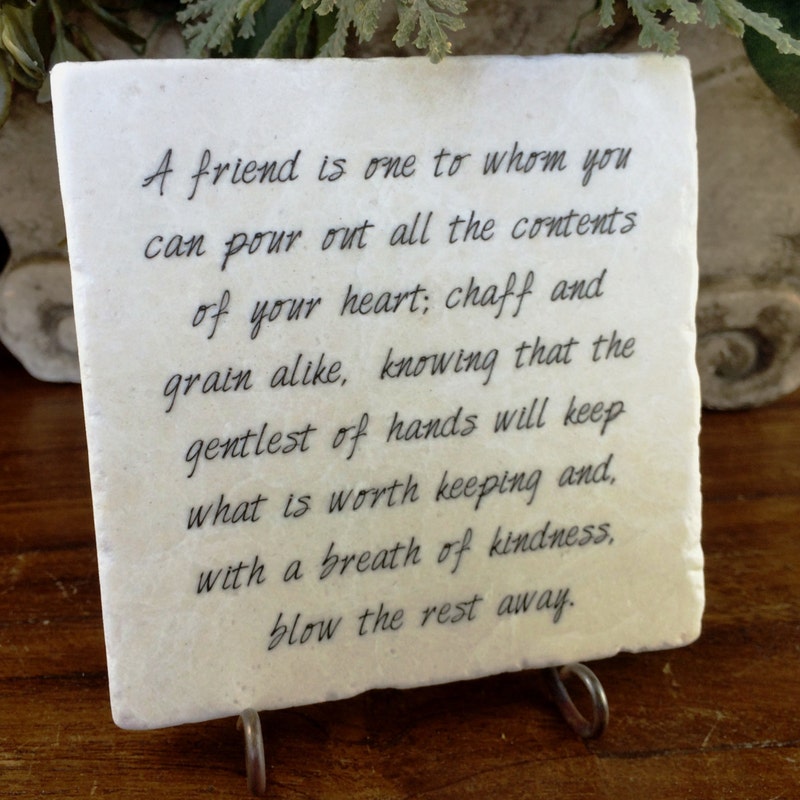 Friendship Plaque - Etsy