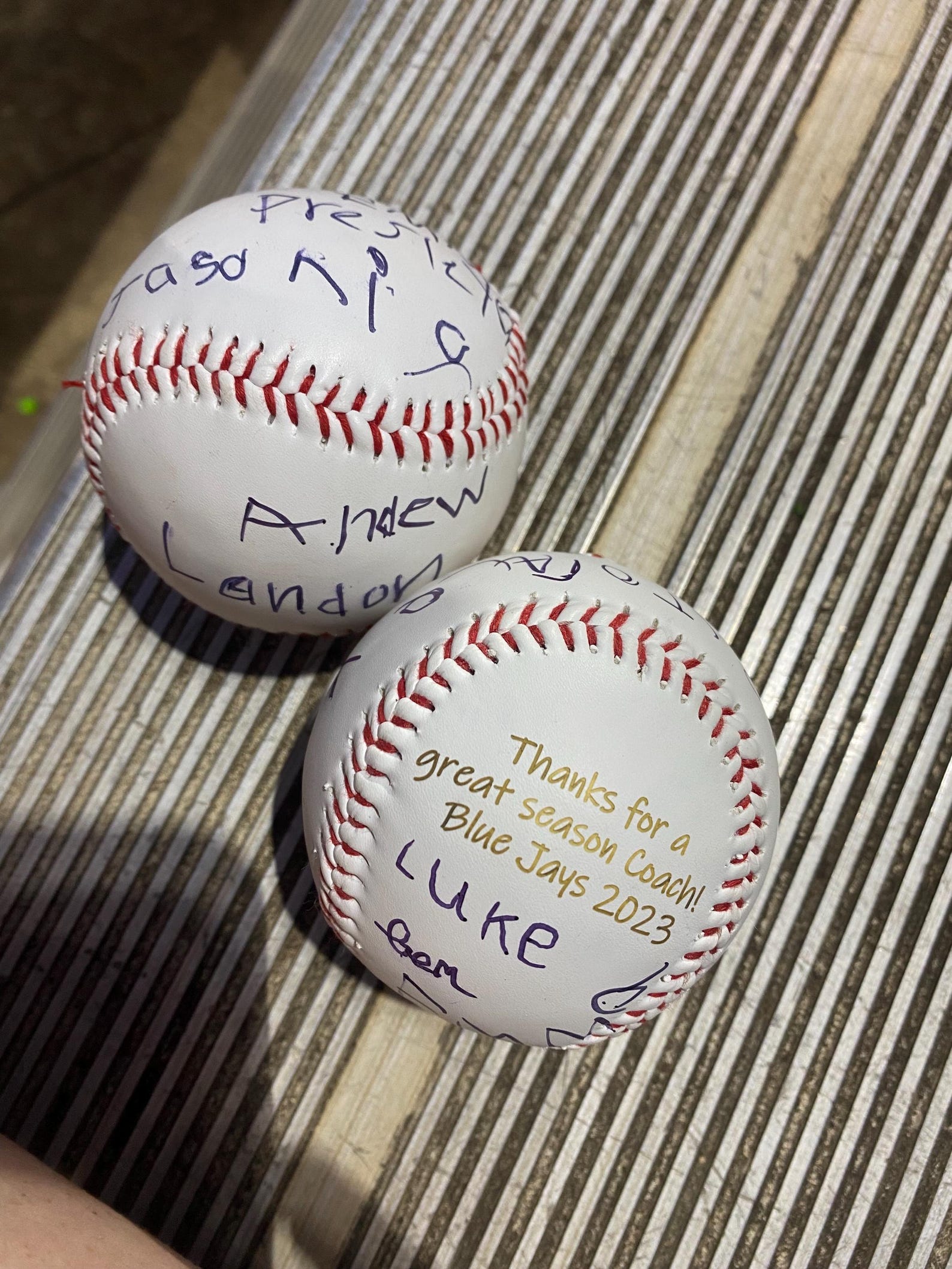 Custom Coach Gift Baseball; Team Baseball; Permanent Engraving on ...