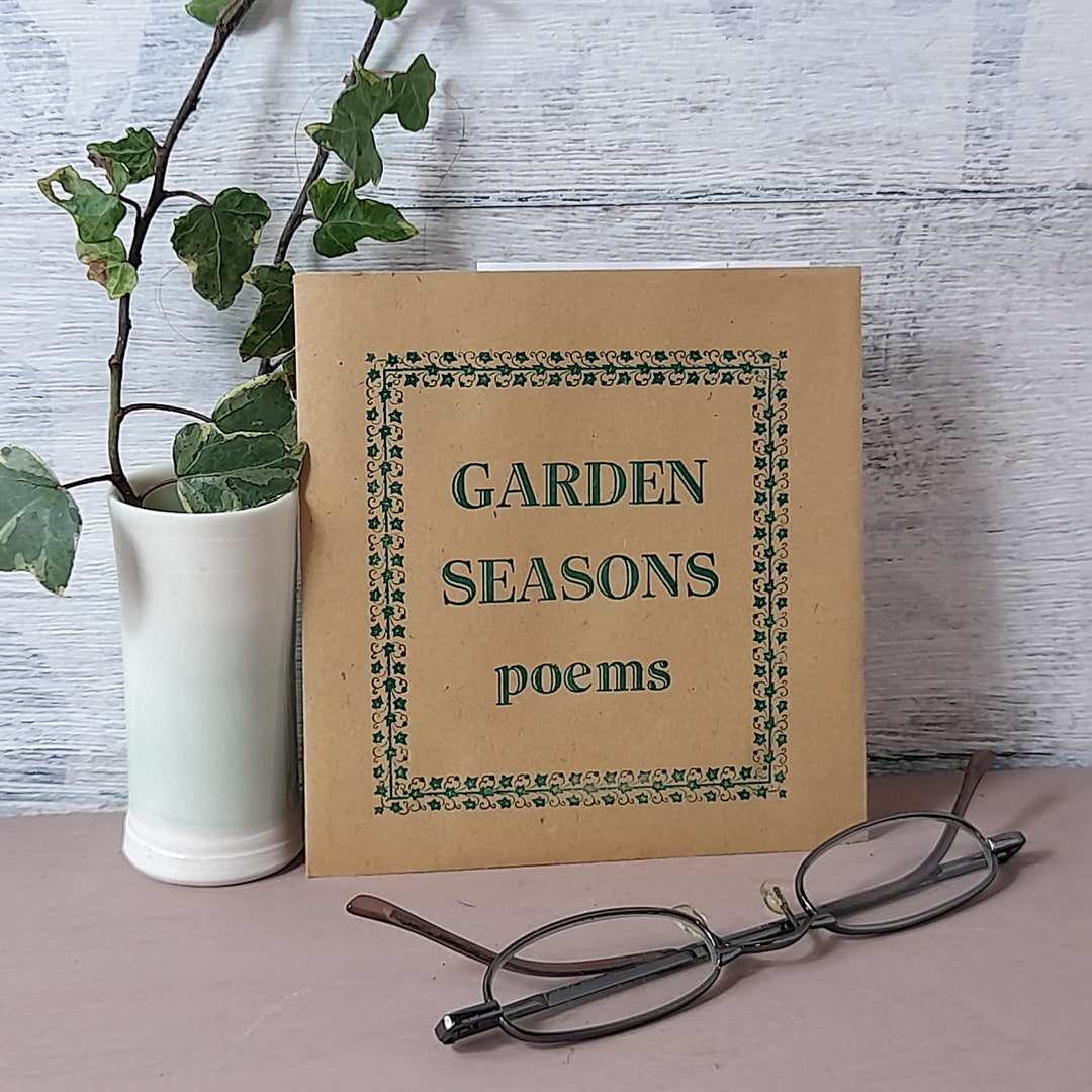 Poetry Gift, Garden Poems, Handmade Poetry Book, Nature Poetry. - Etsy