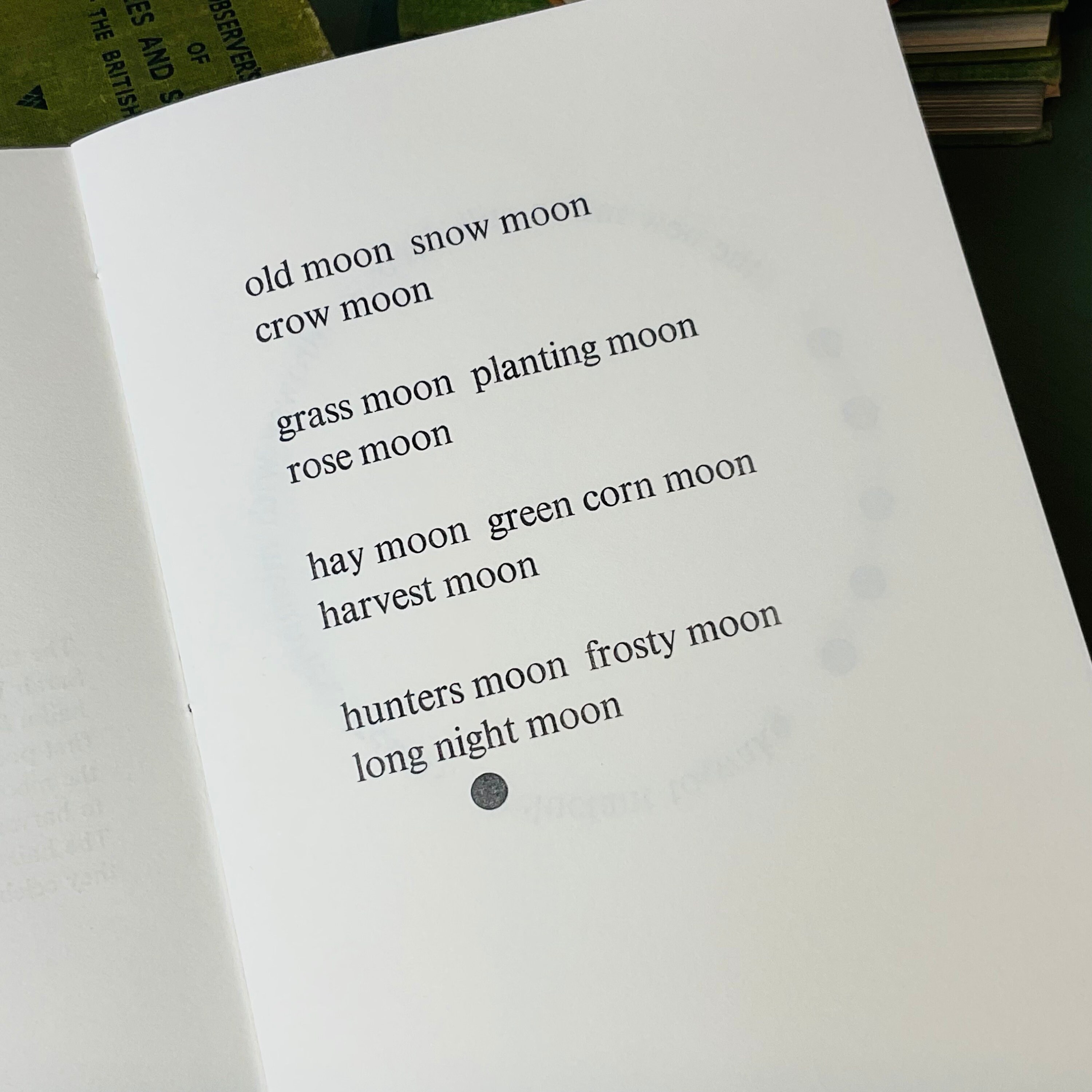 Lunar. Moon Poems, Haiku Poetry, Handmade Letterpress Book. - Etsy