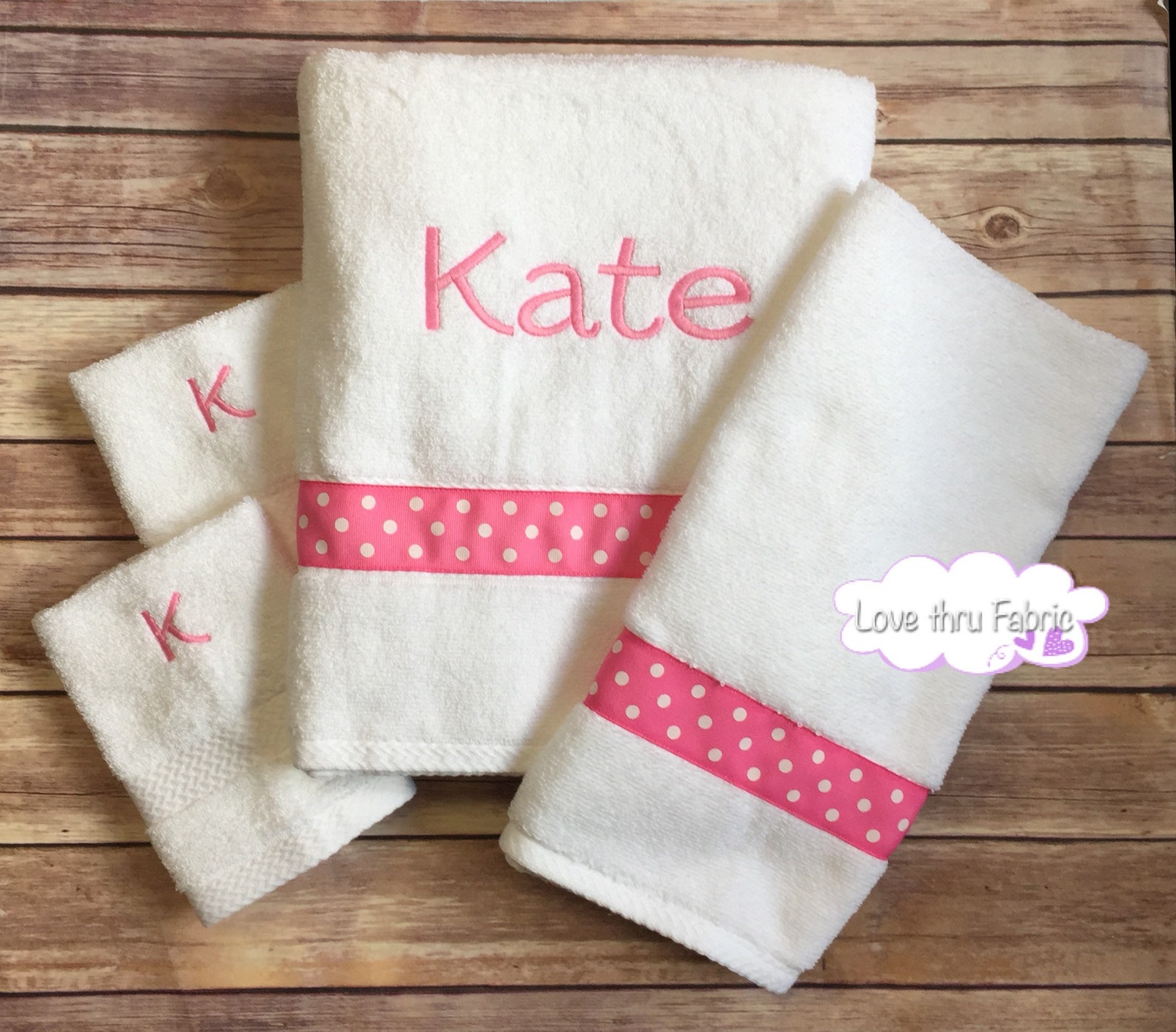 Monogrammed Hand Towel Personalized Hand Towel Hand Towel | Etsy