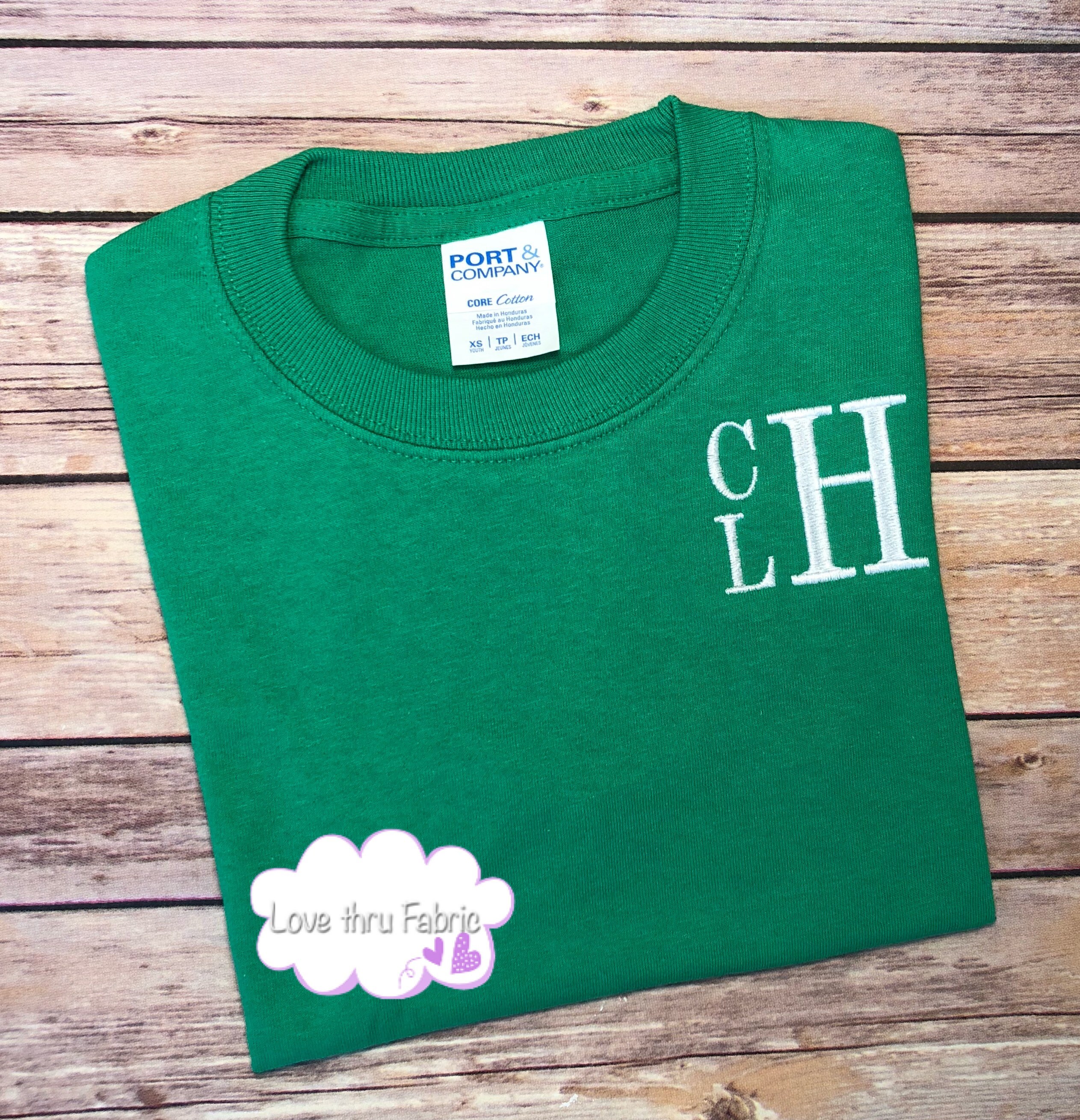 Youth Long Sleeve Monogrammed Shirts, Monogrammed Shirts for Boys ...