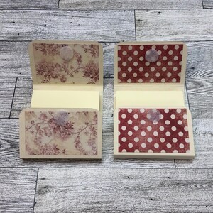 3" X 3" Covered Sticky Note Pads, Decorative Note Pads, Ladies Meeting ...