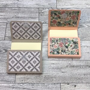 3" X 3" Covered Sticky Note Pads, Decorative Note Pads, Ladies Meeting ...