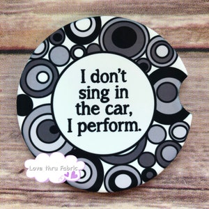 Sing in the Car, Car Performer, Car Decoration, Sandstone Car Coaster ...