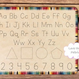 Handwriting Practice Dry Erase Board, Homeschool Writing, Penmanship ...