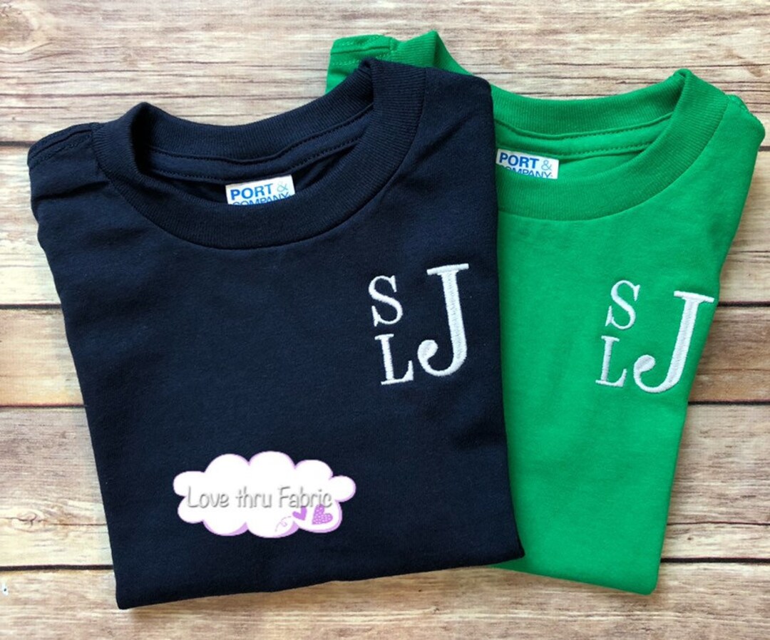 Adult Long Sleeve Monogrammed Shirts, Monogrammed Shirts for Men or ...