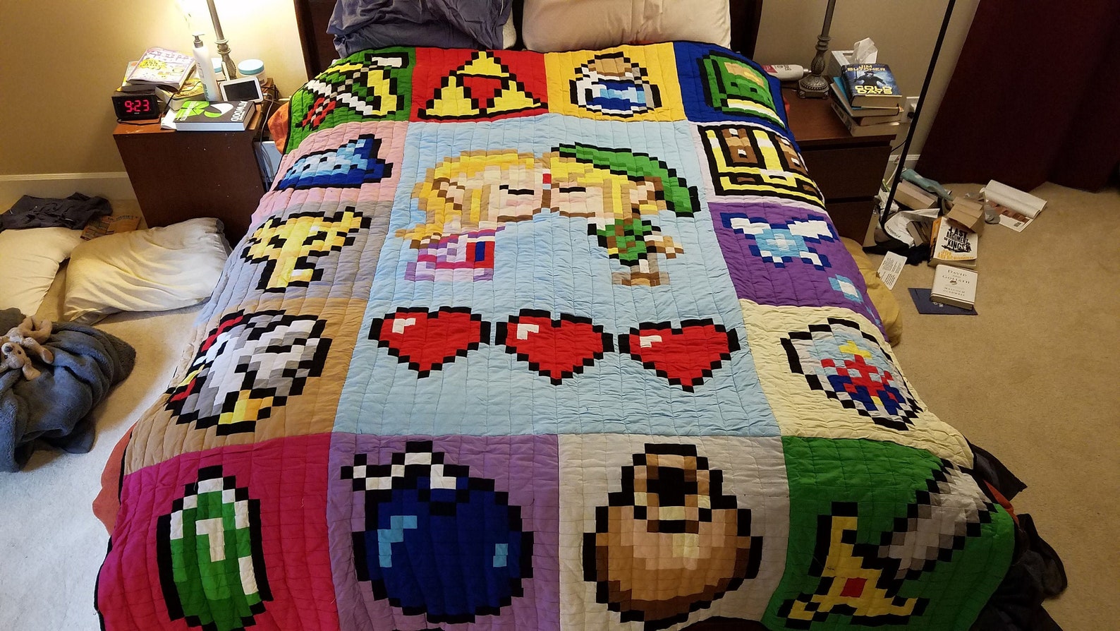 Legend of Zelda Pixel Quilt Tutorial - Etsy