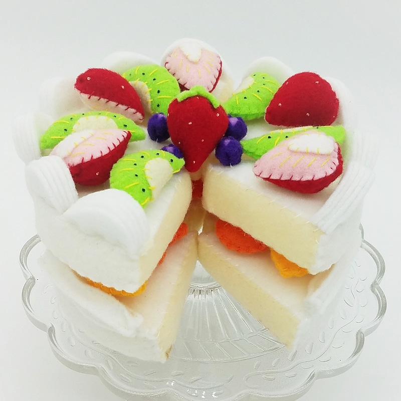 Felt Pretend Cake - Etsy