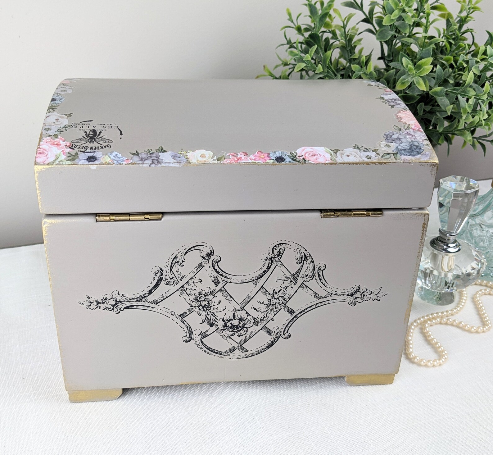 Jewelry Box Ladies Upcycled Jewelry Chest Jewelry Armoire - Etsy