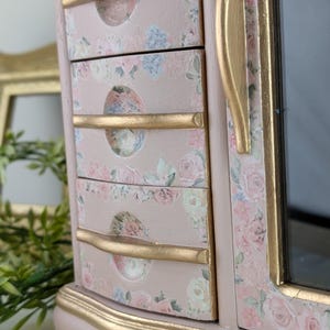 Girls Jewelry Box, Painted Ladies Pink Jewelry Box, Jewelry Armoire ...