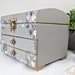 Jewelry Box, Ladies Upcycled Jewelry Chest, Jewelry Armoire, French ...