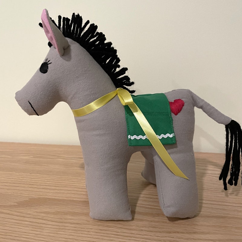 Stuffed Donkey - Etsy