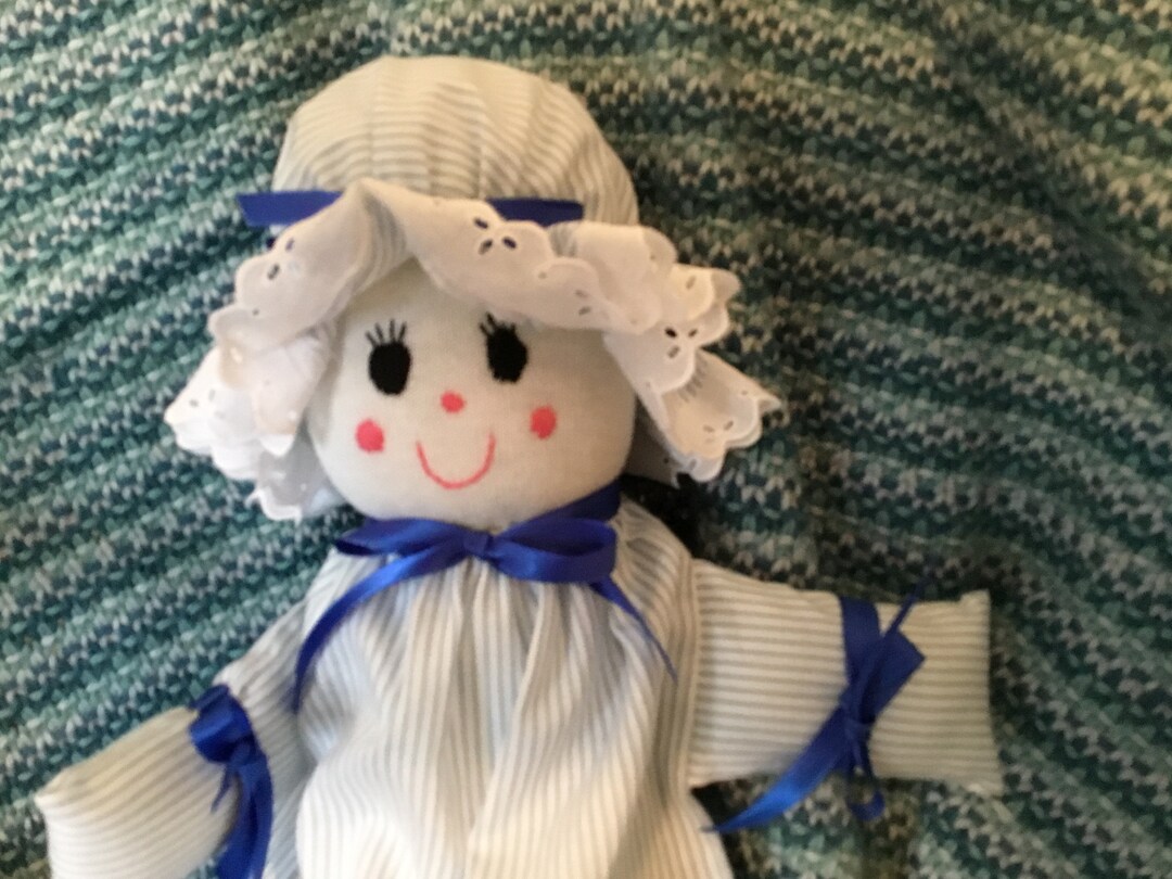 Handmade My First Baby Doll Sock Doll Stuffed Toy for Baby or Toddler ...