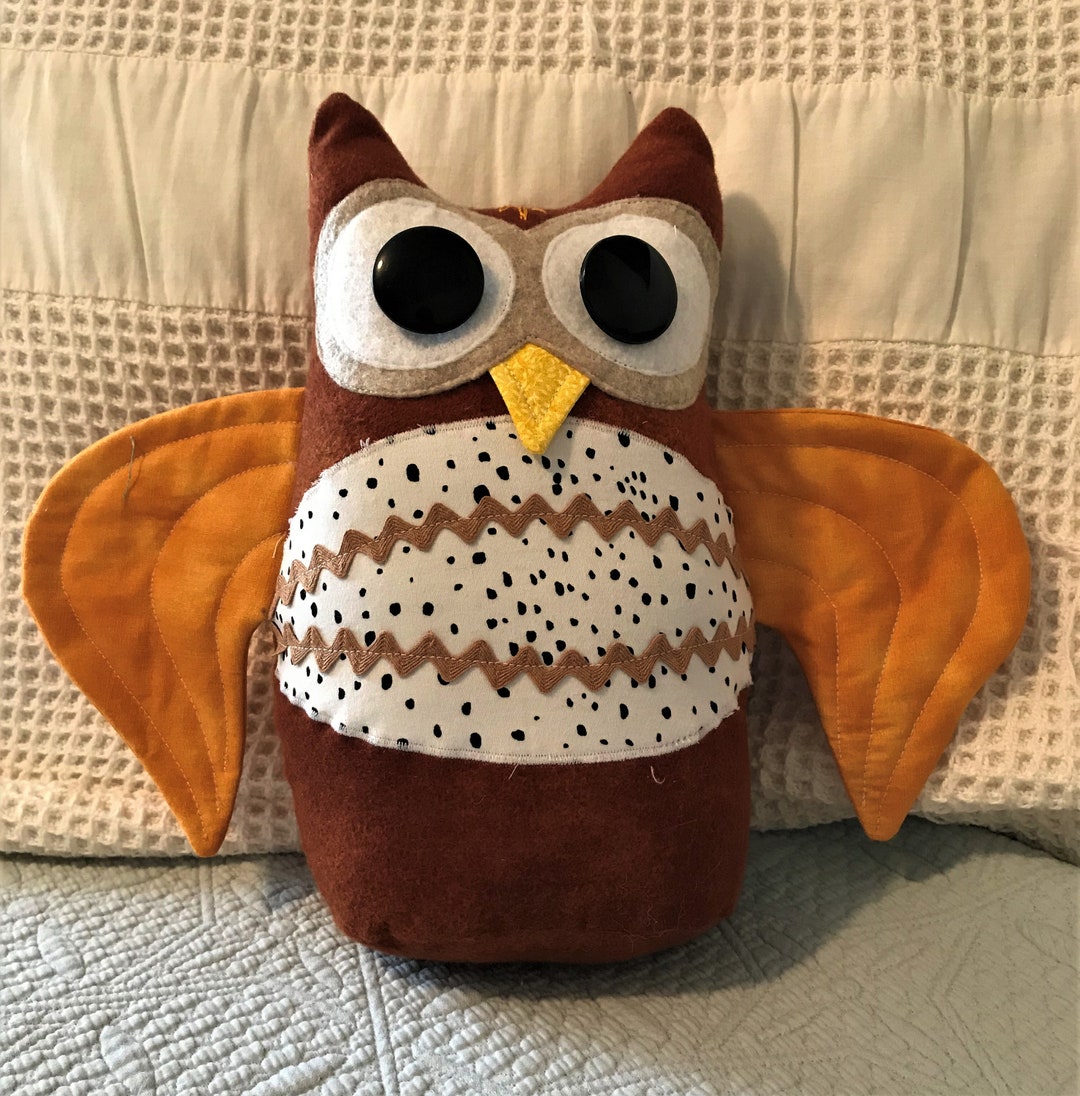 Handmade Stuffed Owl Toy - Etsy