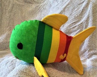 Stuffed Fish Toy - Etsy