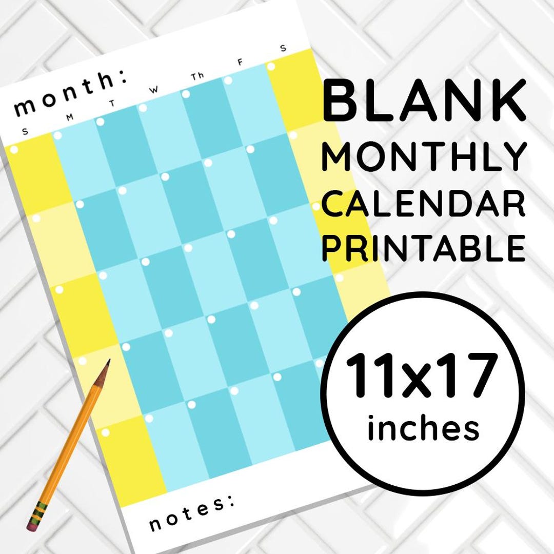 Blank Calendar 2024 Pastel Checkers, Print-at-home Template, Yearly ...
