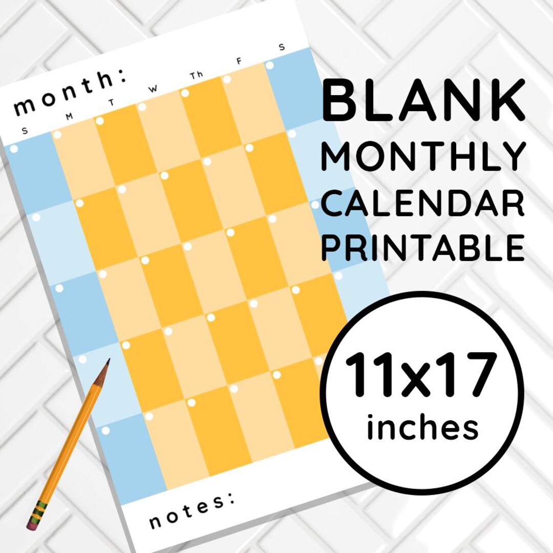 Blank Calendar 2024 Pastel Checkers, Print-at-home Template, Yearly ...
