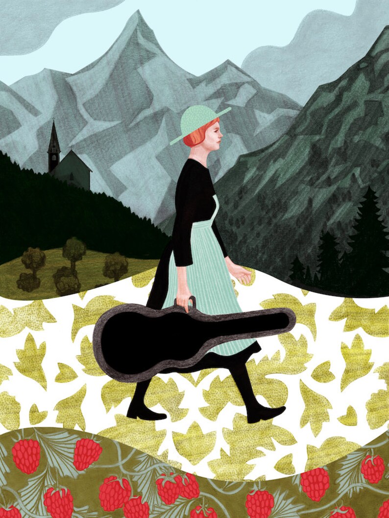 Sound of Music Art Print Colorful Decor Old Hollywood - Etsy