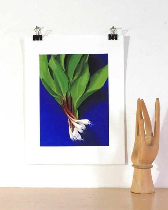 Giclee Print of Wild Ramps From Original Oil Painting. Kitchen - Etsy