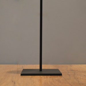 12" High Metal Rod Display Stand for Art Objects - 4x4" Base - Etsy