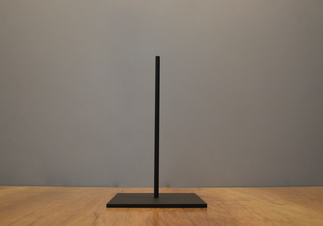 12" Metal Rod Display Stand for Masks and Sculptures - 10x10" Base - Etsy