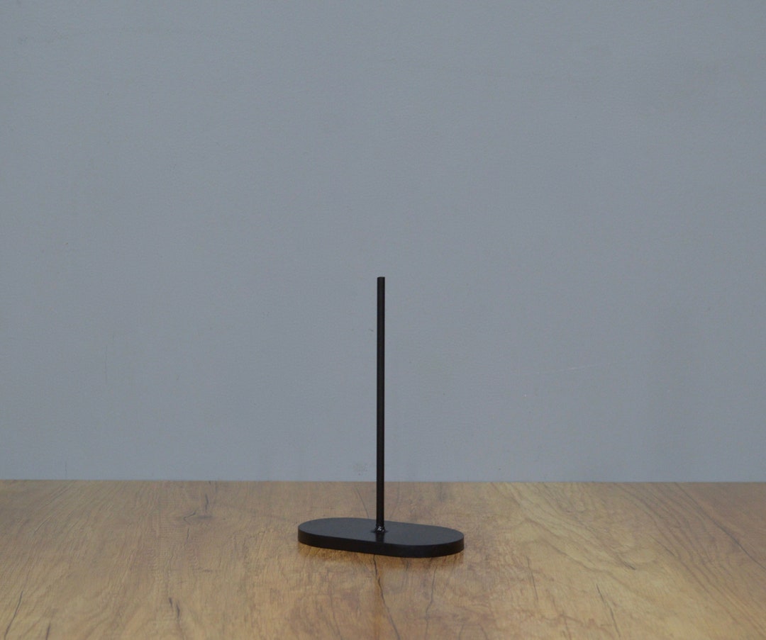 12" Metal Rod Display Stand for Art - 3x5 Base - Etsy