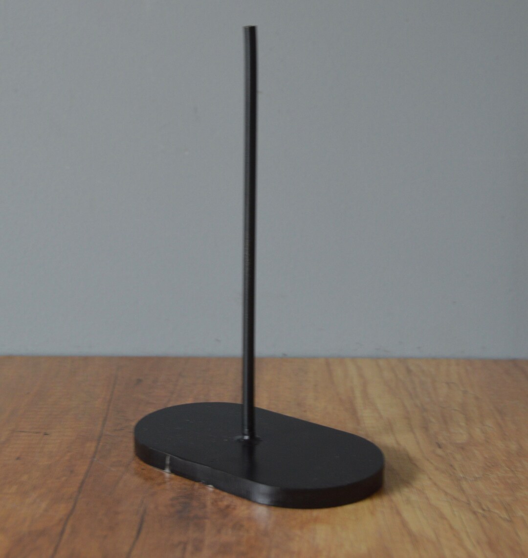 8" Metal Rod Display Stand for Tribal Art - 3x5." Base - Etsy