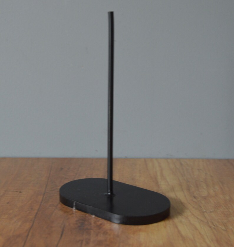 8" Metal Rod Display Stand for Tribal Art - 3x5." Base - Etsy