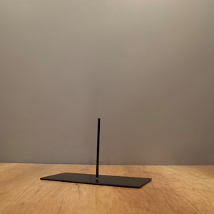 12" High Metal Rod Display Stand for Art Objects - 16x6" Base - Etsy