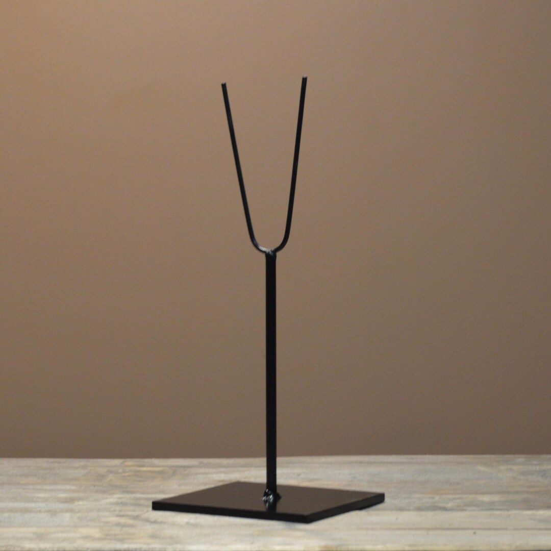 16" V Style Metal Display Stand for African and Other Tribal Masks- 6x6 ...