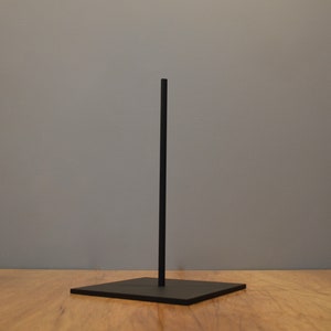 12" Metal Rod Display Stand for Tribal Masks and Sculptures - 7x7 Base ...