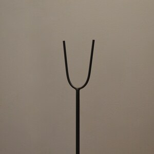 60" High V Style Metal Display Stand for Tribal Masks and Art Objects ...