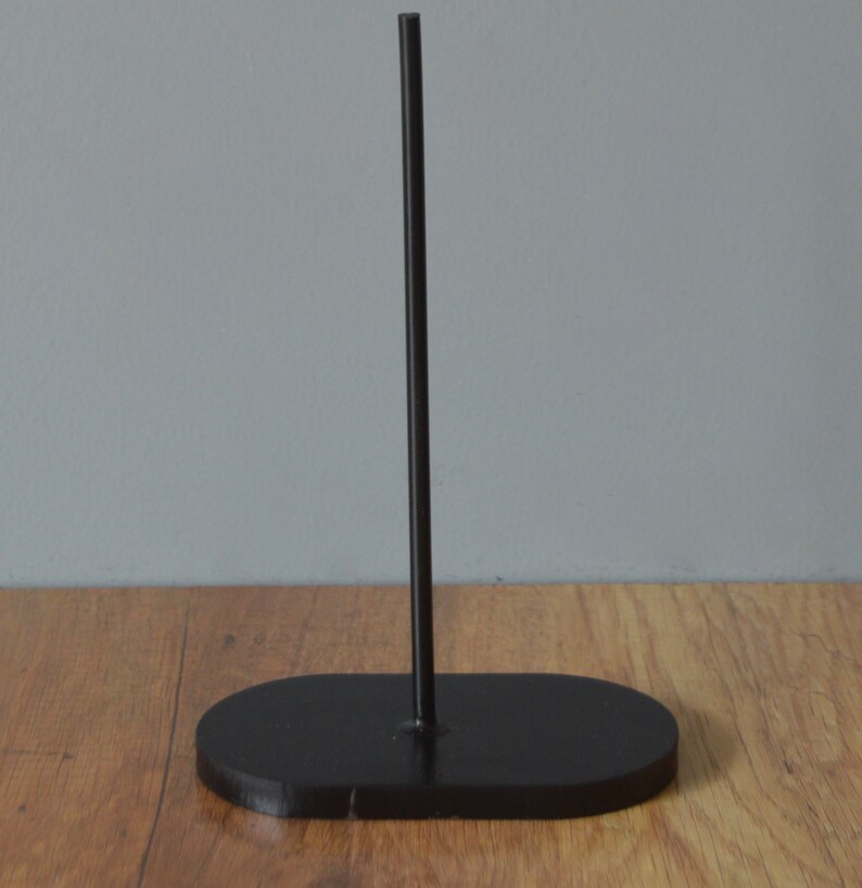 8" Metal Rod Display Stand for Tribal Art - 3x5." Base - Etsy