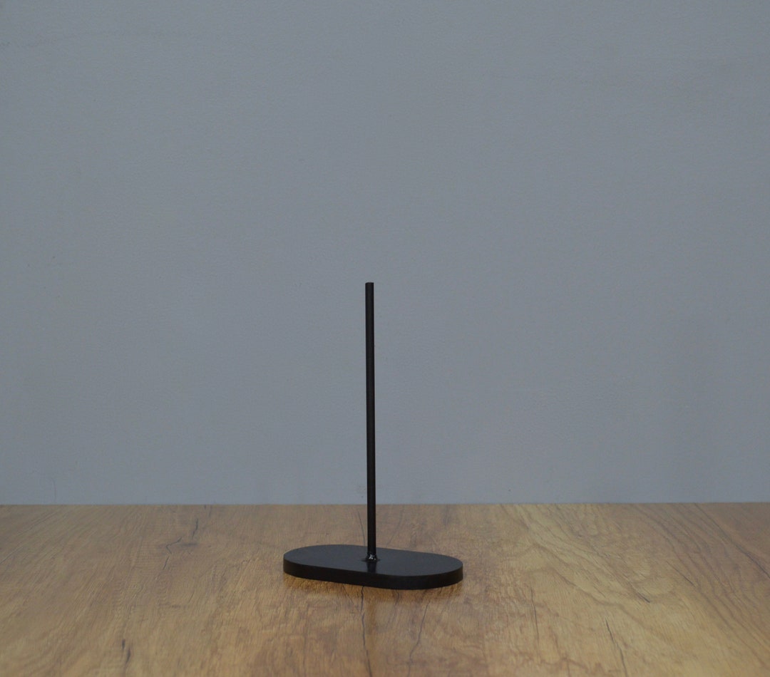 8" Metal Rod Display Stand for Art - 3x5 Base - Etsy