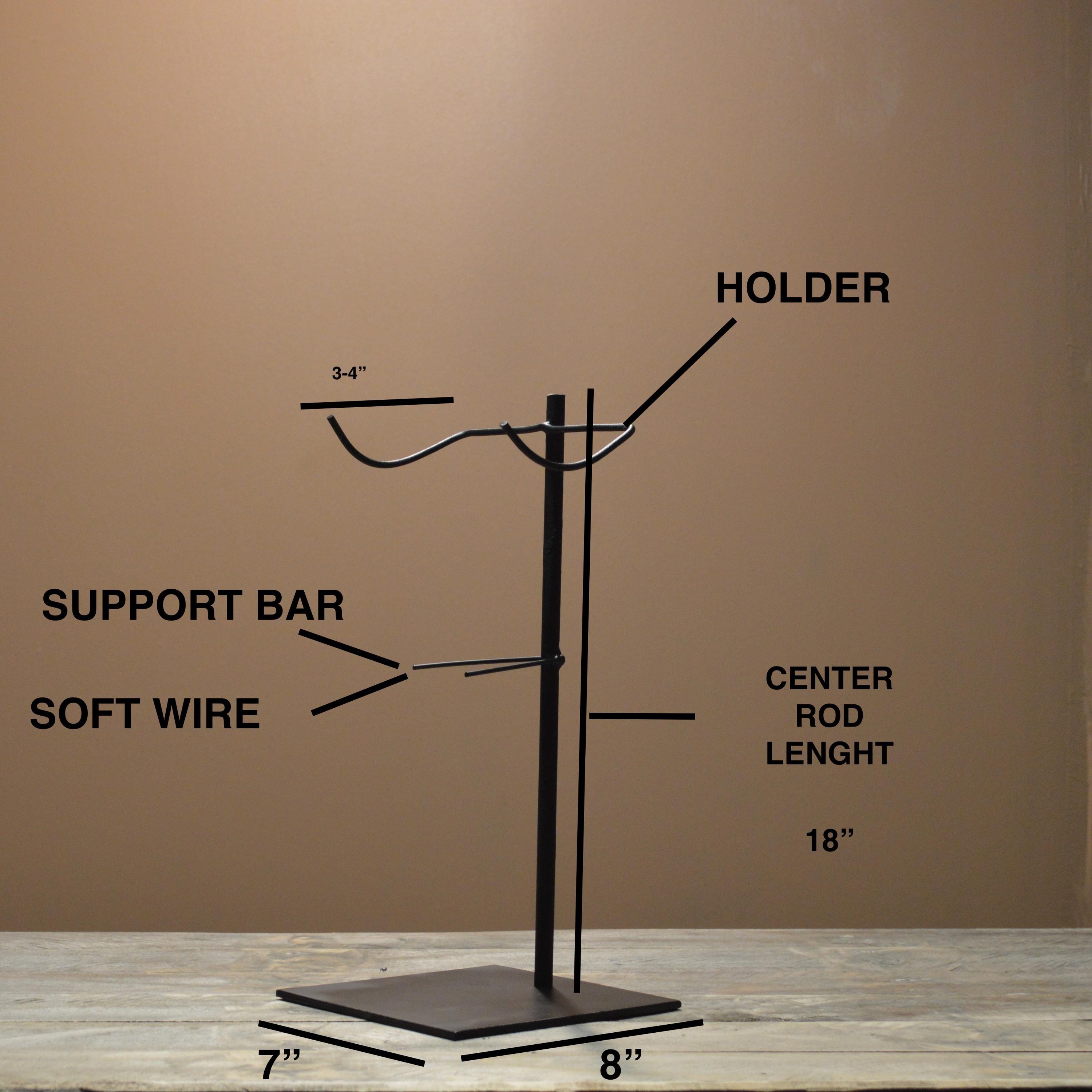 18” Metal Display Stand for Skull - 7x8" Base - Etsy