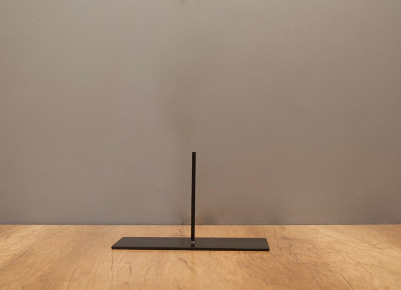 12" High Metal Rod Display Stand for Art Objects - 16x6" Base - Etsy