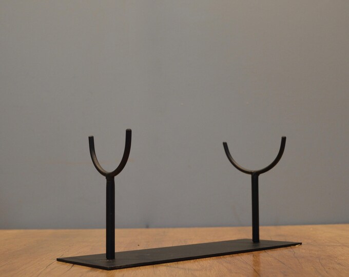7” High Double “U” Display Stand for Sculptures - 10x3" Base - Etsy