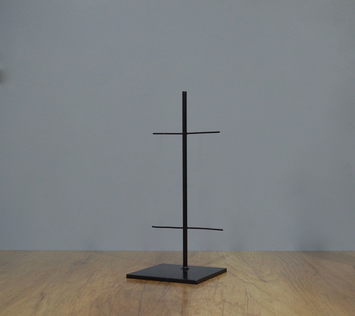 15 Metal rod display stand w/ double crossbars for | Etsy