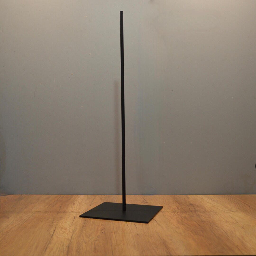 20” Metal Rod Display Stand for Tribal Masks and Sculptures -6x6"base ...