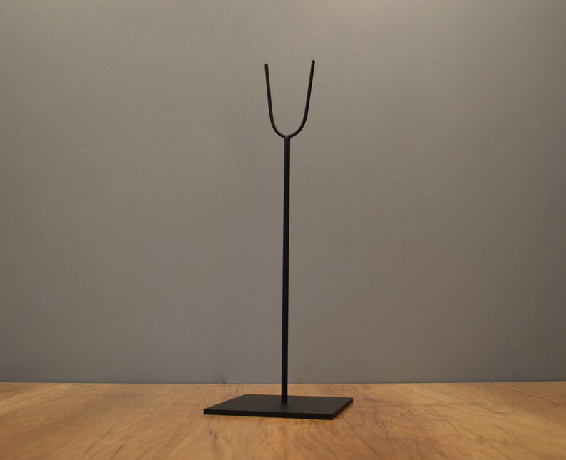 60" High V Style Metal Display Stand for Tribal Masks and Art Objects ...